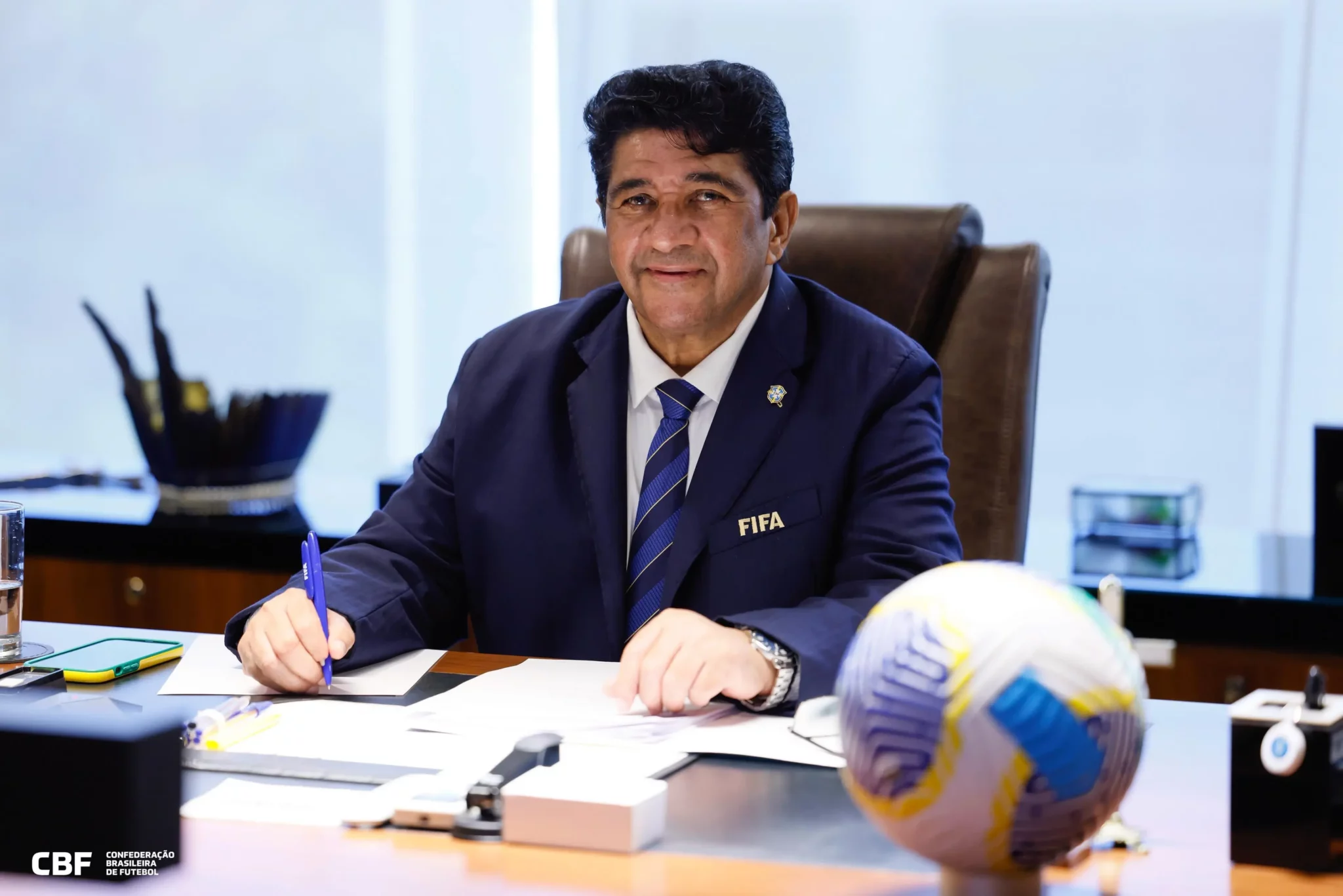 Ednaldo Rodrigues é, novamente, afastado da presidência da CBF